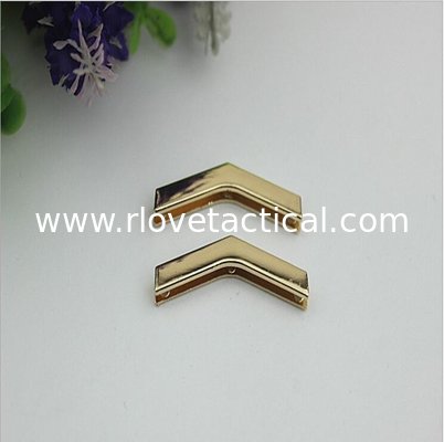Designer handbag hardware decorative accessories gold metal corner angles protector