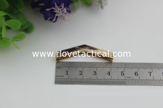 Designer handbag hardware decorative accessories gold metal corner angles protector