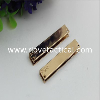 Standard level light gold metal handbag corner protector for  bag accessory