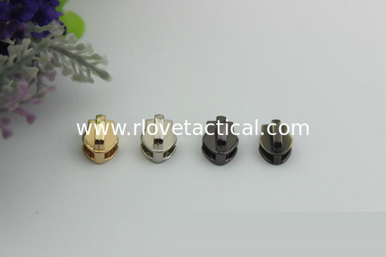 Wholesale high quality clothing accessories zinc alloy various color metal 5# nylon zipper slider
