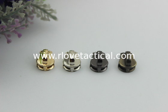 Custom luggage accessories nickel color 5# brass teeth zipper metal zipper slider for bags