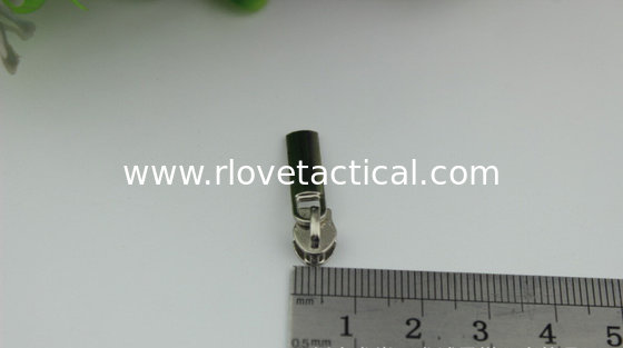 Factory direct sale zinc alloy nylon zipper teeth 3# handbag gold zipper puller design