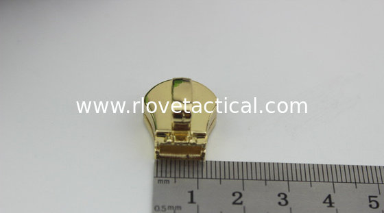 Multi-function metal zinc alloy light gold bag hardware 10# slider for zipper