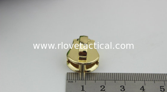 Multi-function metal zinc alloy light gold bag hardware 10# slider for zipper