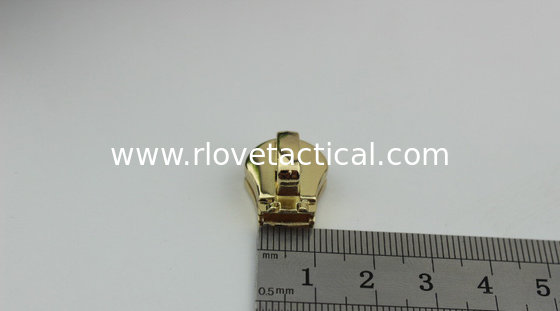 Bag accessories wholesale decorative light gold metal custom zipper sliders 8#