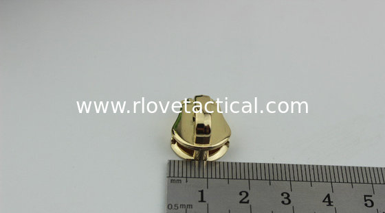 Bag accessories wholesale decorative light gold metal custom zipper sliders 8#