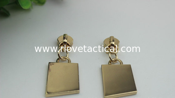 Professional hardware factory new design NO.5 hot sale zinc alloy nickel color zipper puller slider for handbag