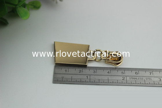 Professional hardware factory new design NO.5 hot sale zinc alloy nickel color zipper puller slider for handbag