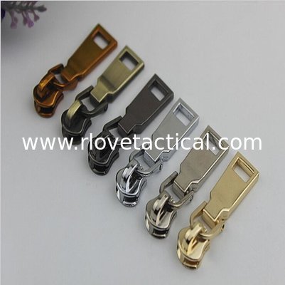 2018 DIY new style custom design zinc alloy 6 color personalized zipper puller with slider 5#