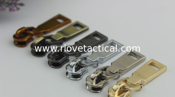 2018 DIY new style custom design zinc alloy 6 color personalized zipper puller with slider 5#