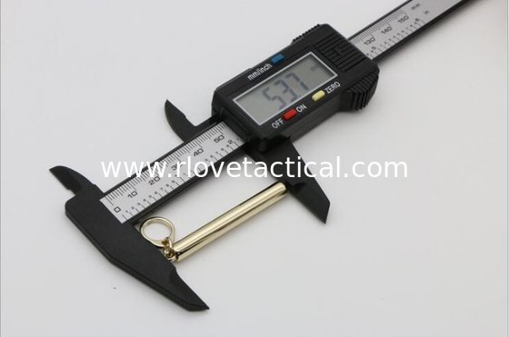 Custom high end shiny gold zinc alloy 53.7 mm metal zipper puller for bags
