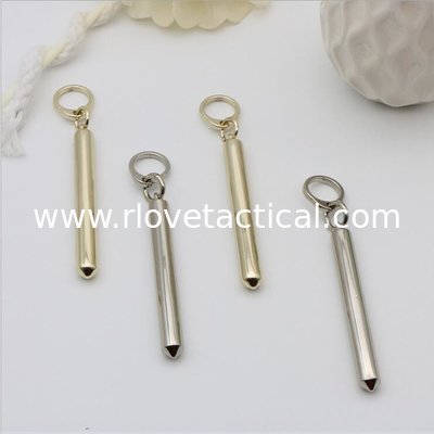 Custom high end shiny gold zinc alloy 53.7 mm metal zipper puller for bags