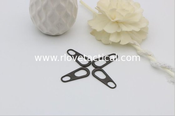Best price wholesale metal accessories matte gunmetal color handbag zipper puller with sliders 3#