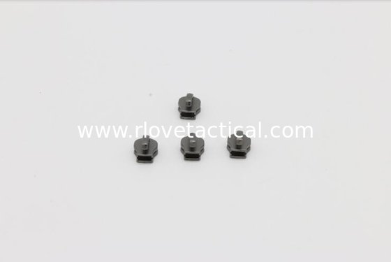 High level all kinds of size metal handbag hardware zinc alloy zipper sliders with gunmetal color