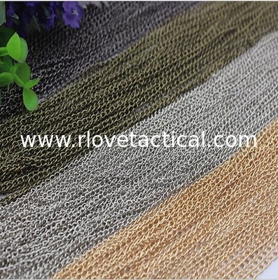 Cheap small 3 mm width iron gold decorative bag accessories metal shoulder chains for handbags