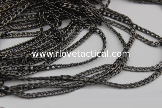 Cheaper iron material 3 mm width gold adjustable metal bag accessories metal chain for handbags