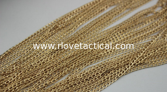 DIY fashion shiny gold / nickel / gunmetal color 4 mm width iron metal luxury chain bag