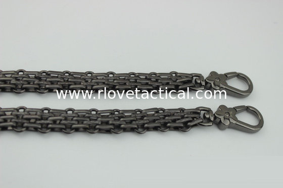 New product design zinc alloy snap hooks match 120 mm iron material gold chain for bag