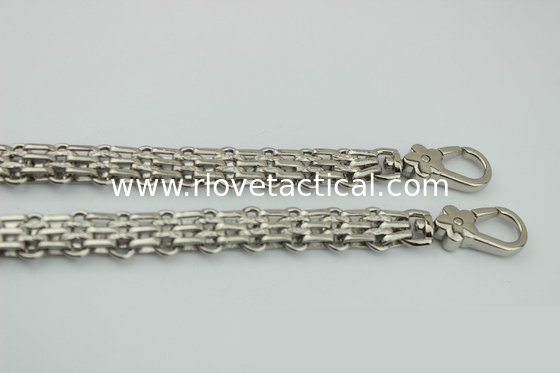 New product design zinc alloy snap hooks match 120 mm iron material gold chain for bag