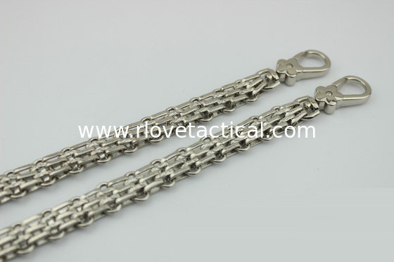 New product design zinc alloy snap hooks match 120 mm iron material gold chain for bag