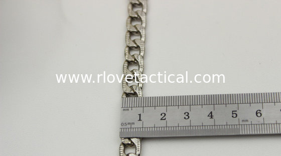 Factory supply 120 mm length gold & nickel color iron metal chain strap bag with snap hooks