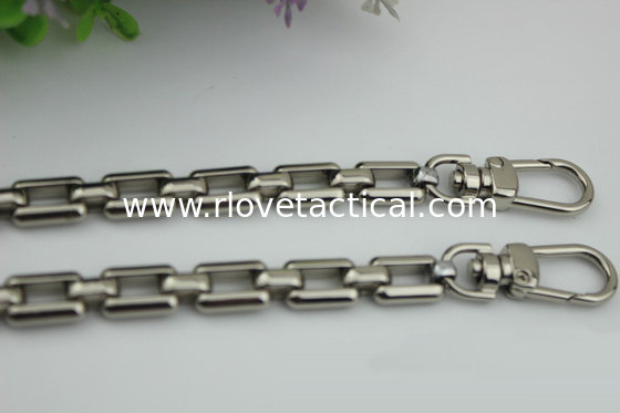 Hot selling zinc alloy light gold 120 mm length clutch bag chain for strap