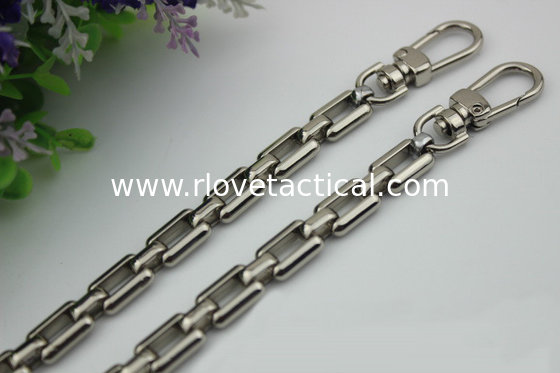 Hot selling zinc alloy light gold 120 mm length clutch bag chain for strap