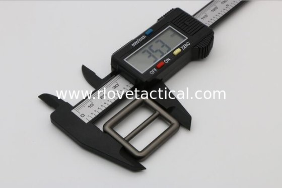 Handbag accessories 1 inch gunmetal color metal adjustable slide buckles for leather straps