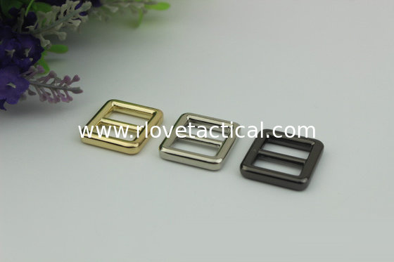 Zinc alloy high plating light gold 16 mm width handbag buckles adjustable strap