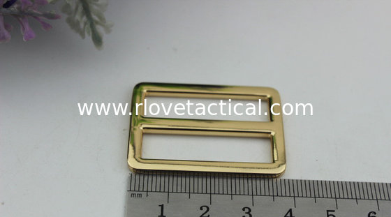Factory outlets gunmetal zinc alloy 37 mm adjustable slide buckles for handbag hardware