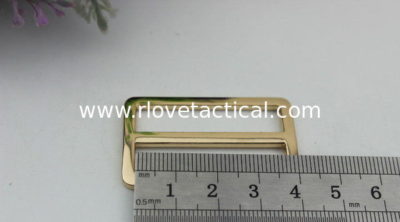 Factory outlets gunmetal zinc alloy 37 mm adjustable slide buckles for handbag hardware