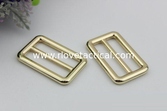 New product 38 mm hanging brush anti brass color zinc alloy metal slide adjustable buckles for bag hardware