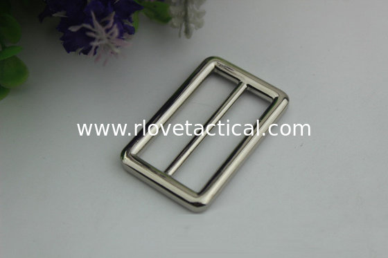 New product 38 mm hanging brush anti brass color zinc alloy metal slide adjustable buckles for bag hardware