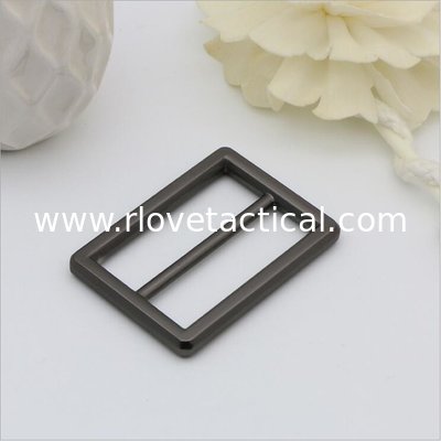 Normal gold plated zinc alloy gunmetal color 38 mm metal strap buckles for handbag