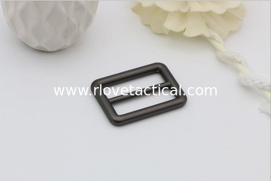 China supply gunmetal color 31.6 mm slide adjuster metal buckle for bags