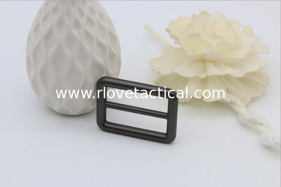 China supply gunmetal color 31.6 mm slide adjuster metal buckle for bags