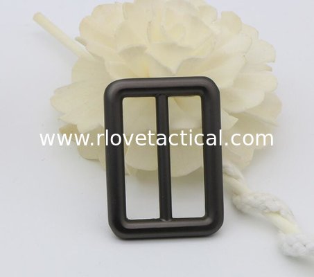 China supply gunmetal color 31.6 mm slide adjuster metal buckle for bags
