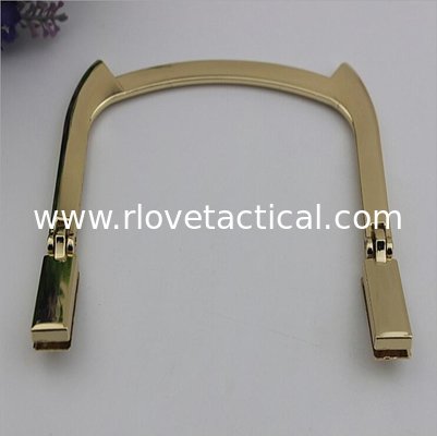 Hardware bag accessories zinc alloy light gold 105 mm canvas tote bag leather handle