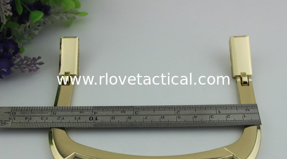 Hardware bag accessories zinc alloy light gold 105 mm canvas tote bag leather handle