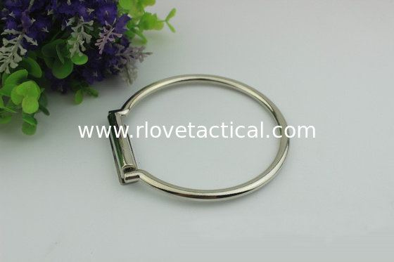 Nice polished custom zinc alloy light gold 60 mm metal handbag handle for bags parts