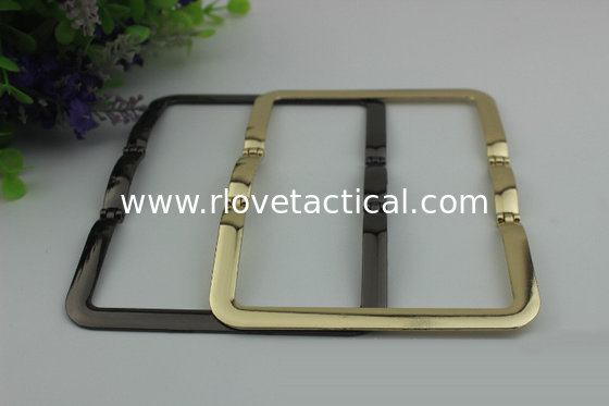 Fashion design zinc alloy decoration light gold 125 mm tote bag metal handle