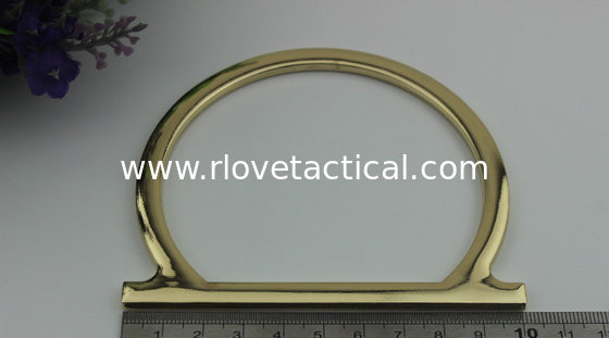 Handmade bag hardware holder light gold 85 mm metal accessory bag metal handle