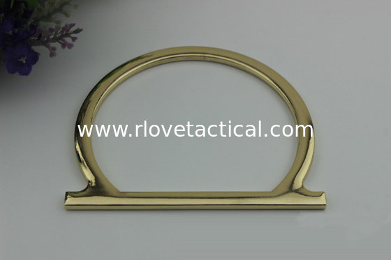Handmade bag hardware holder light gold 85 mm metal accessory bag metal handle