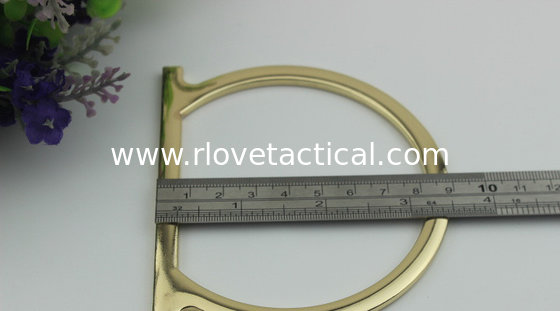Handmade bag hardware holder light gold 85 mm metal accessory bag metal handle