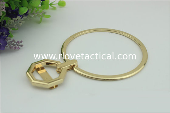 High quality fashion custom designer zinc alloy hardware gold accessories wholesale bag handle