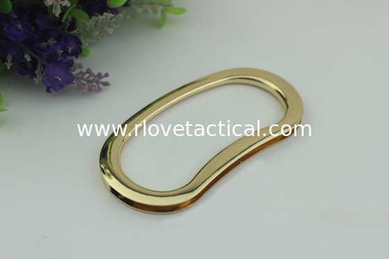 Wholesale new bag making accessories DIY zinc alloy 2 color bag metal handle