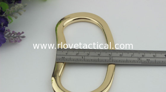 Wholesale new bag making accessories DIY zinc alloy 2 color bag metal handle