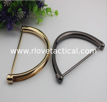 Hot selling bag hardware high plating gold & gunmetal color clutch bag with handle