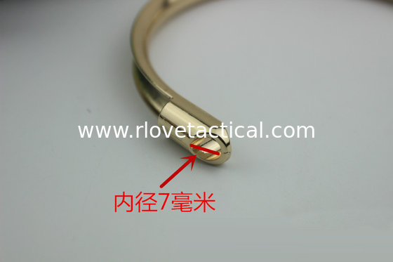 RLOVE profession zinc alloy 2 color bag metal handle for bag fitting