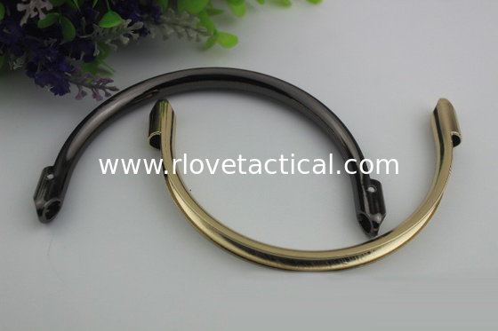 RLOVE profession zinc alloy 2 color bag metal handle for bag fitting